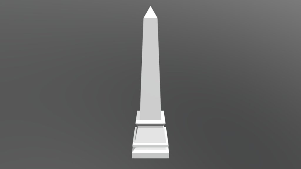Obelisk - 3D model by Ryan.bombard [3829430] - Sketchfab