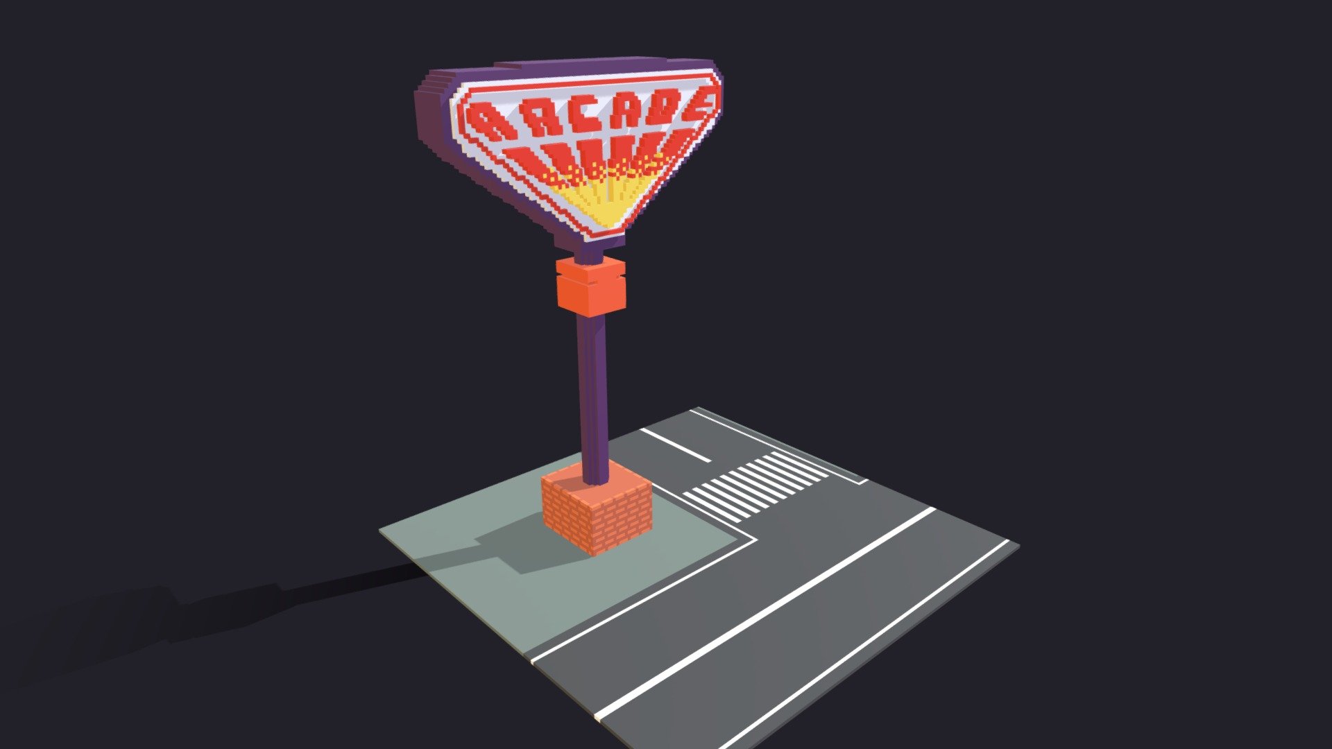 Stranger Things - Palace Arcade - 3D model by Cristian Estrada ...