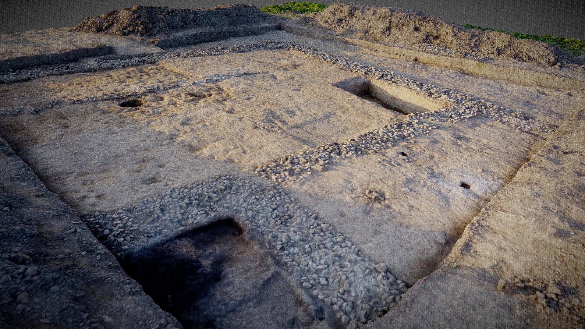Roman villa of Waldling – trench 1/2020 - Download Free 3D model by ...
