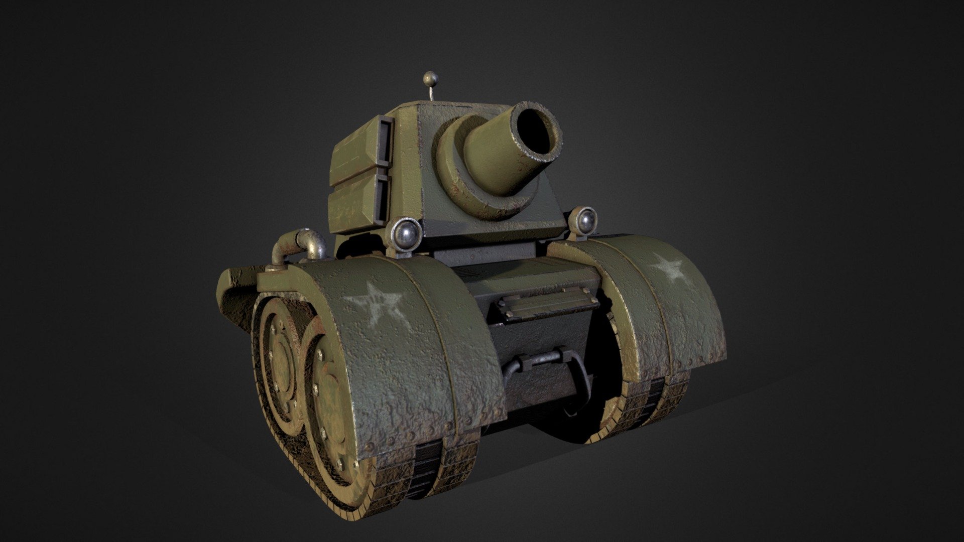 Tank - Download Free 3D model by 3DJam (@3djamzrw) [382e2a9] - Sketchfab