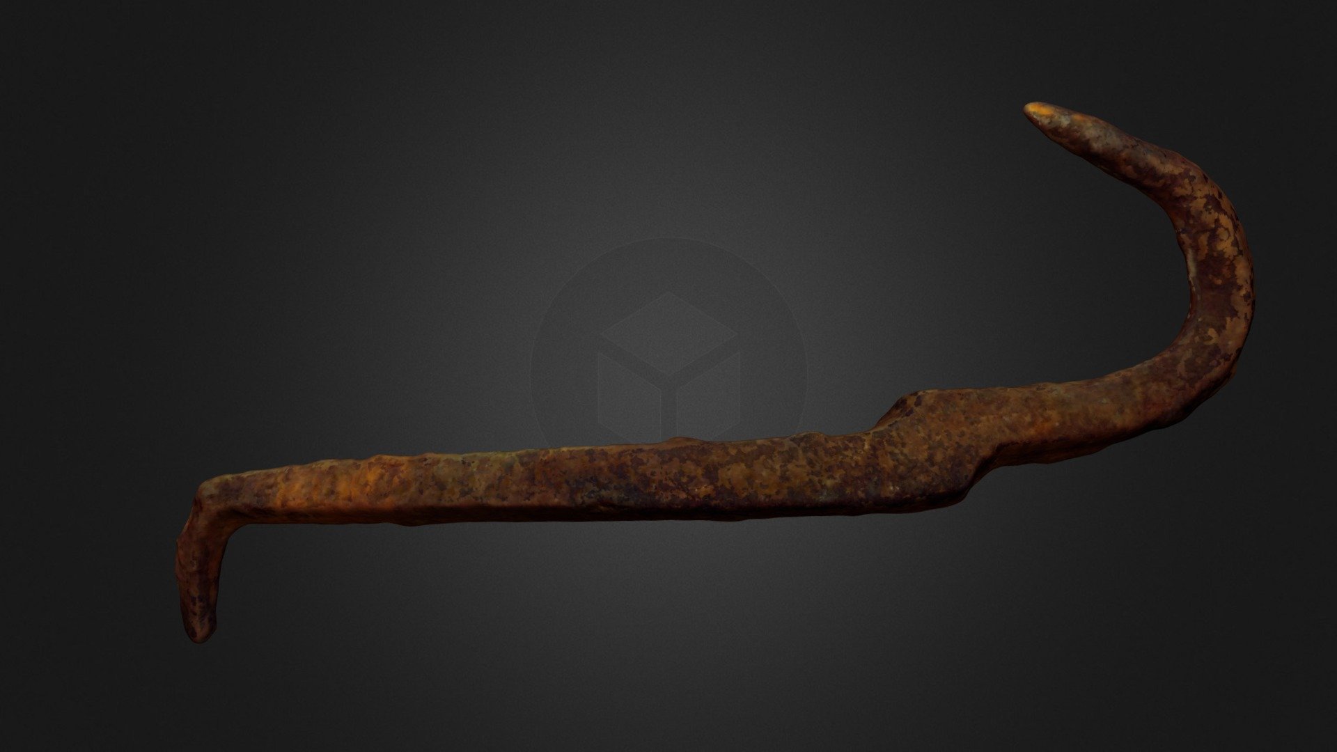 Fish Hook from Offset Awl - 3D model by Lakehead Anthropology ...