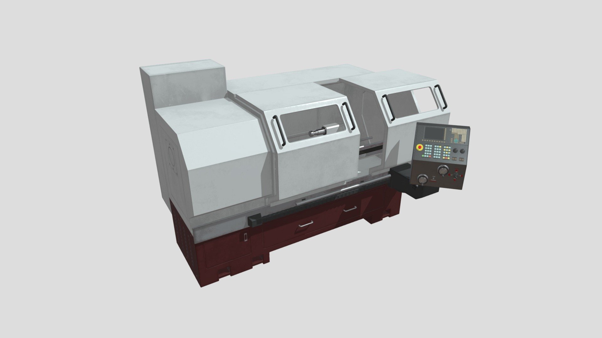 CNC Lathe - 3D model by Purdue Envision Center (@EnvisionCenter ...