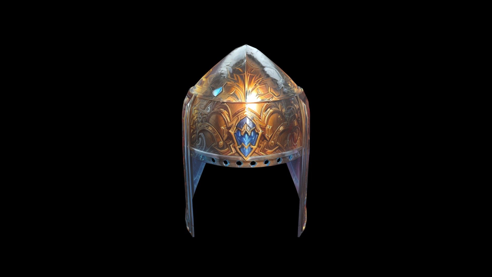 Meshy Helmet Fantasy Frostbite Coif - Download Free 3D model by klrxyz ...