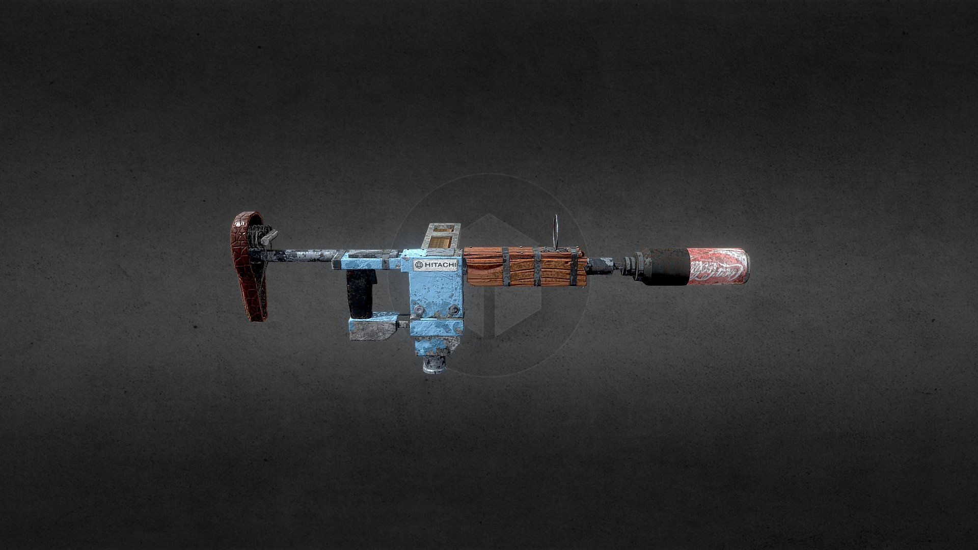 Hammerdrill sub machine gun - 3D model by jesamabin [38373e9] - Sketchfab