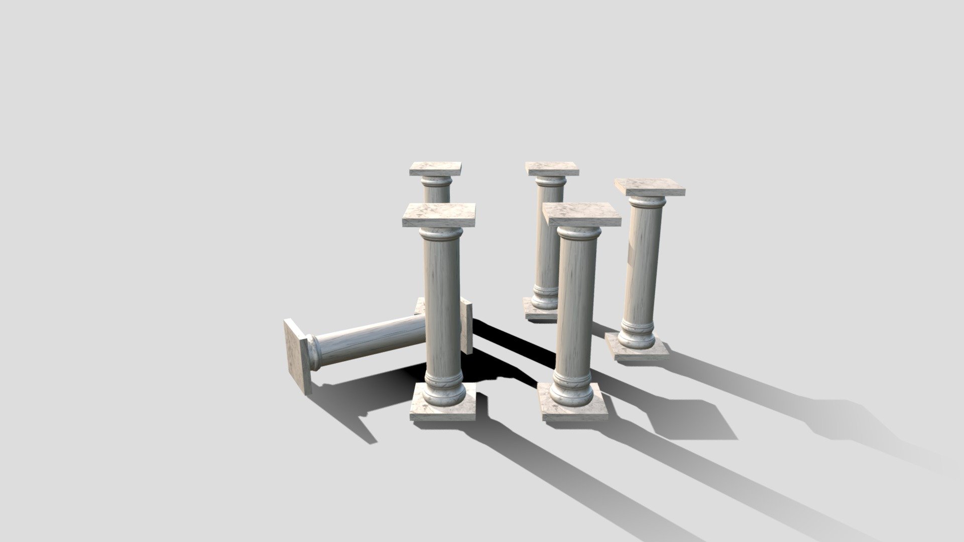 Pillars - Download Free 3D model by nasser3 [383a977] - Sketchfab