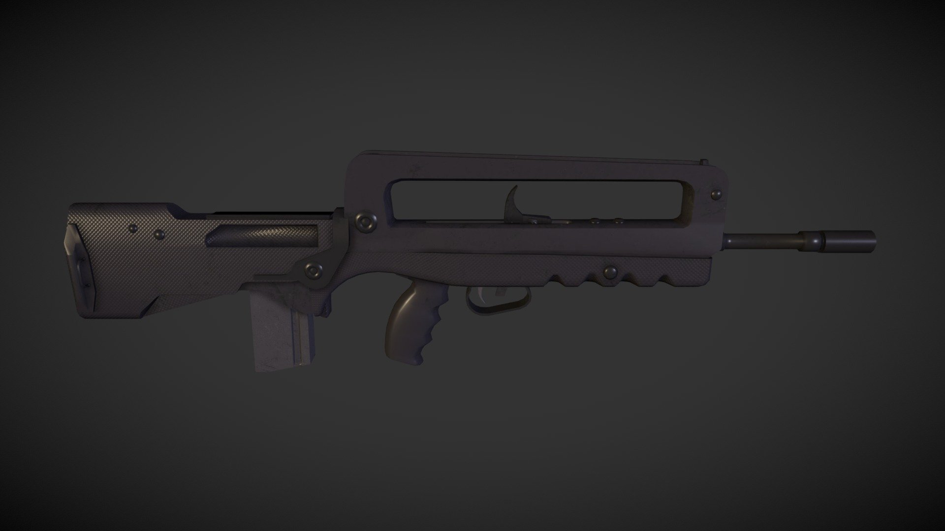 FAMAS - 3D model by TessaraOxygen (@19vladis97) [383b1da] - Sketchfab