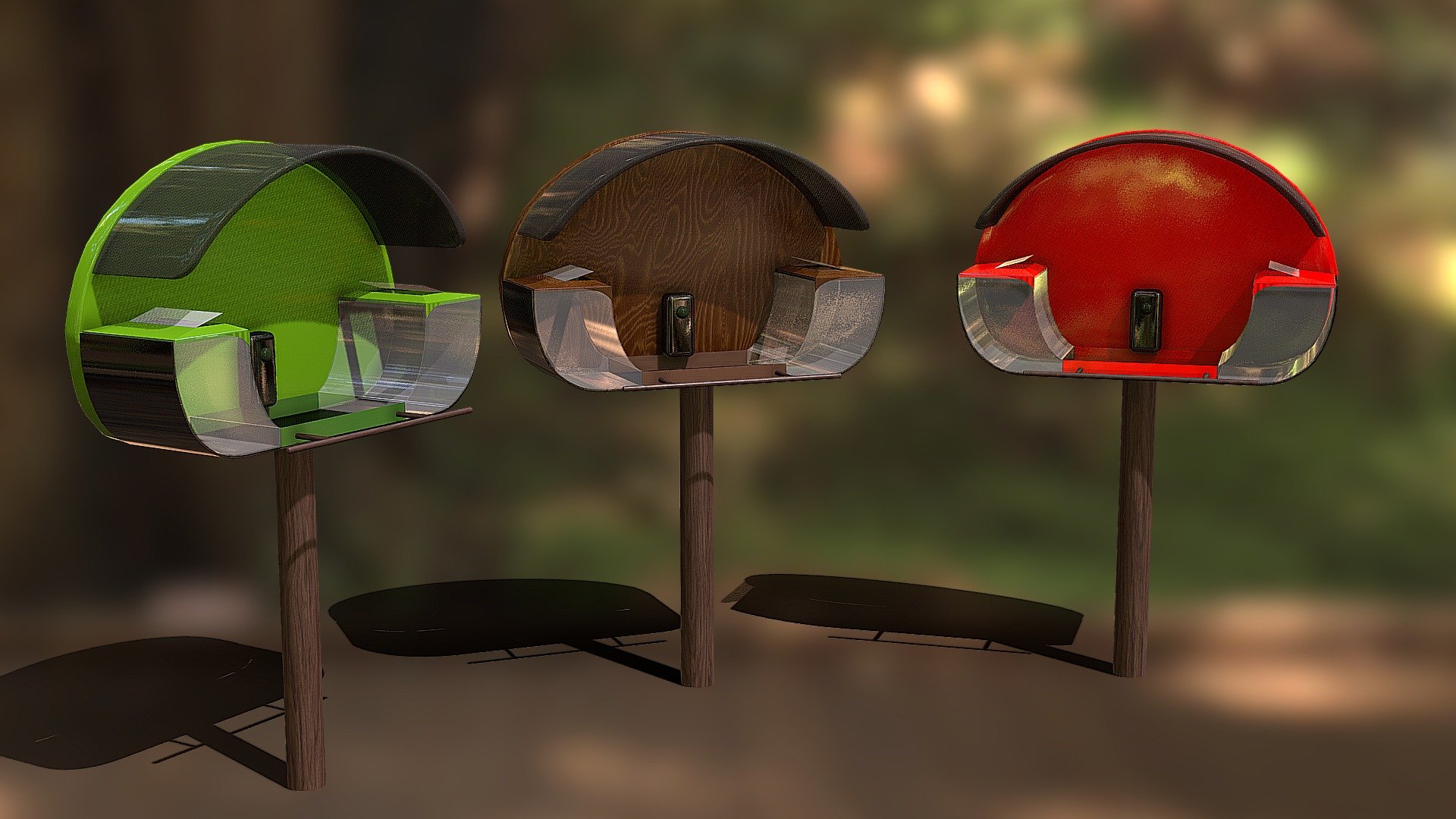 BIRD FEEDER - Buy Royalty Free 3D model by rajatnidaria [383b740 ...
