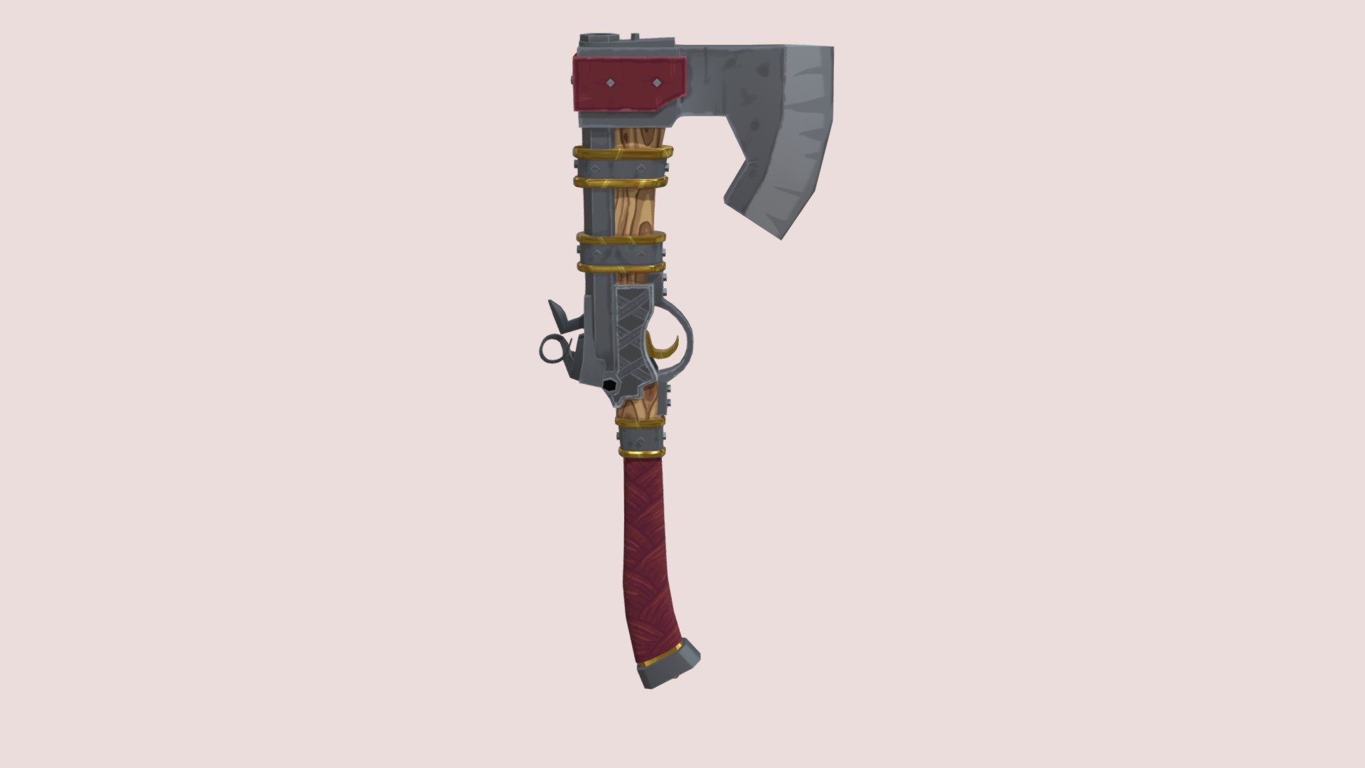GunAxe - 3D model by bjorkviggo [383e07a] - Sketchfab
