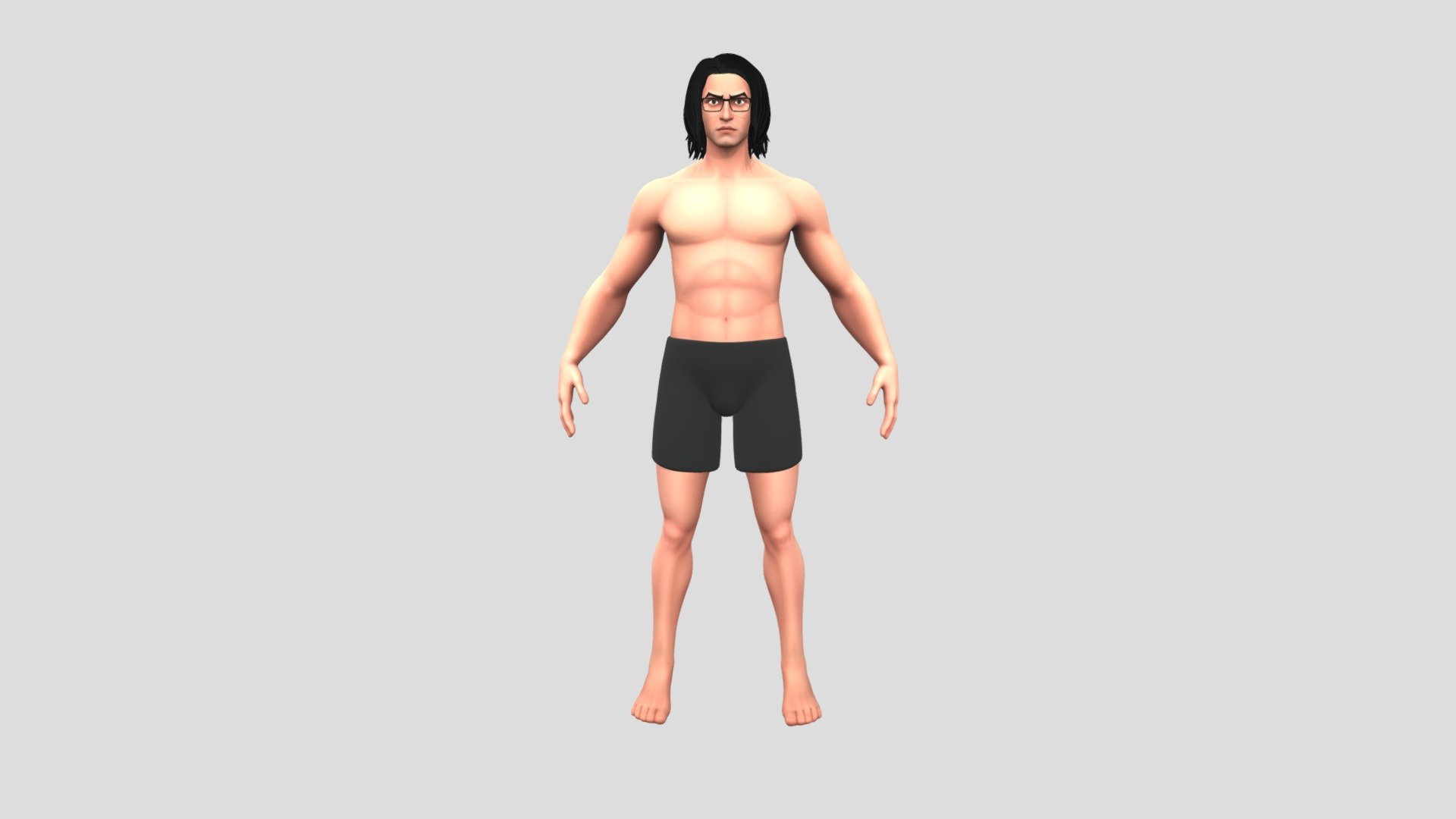 Stylized Low Poly Male Character - Rigged - Buy Royalty Free 3D model ...