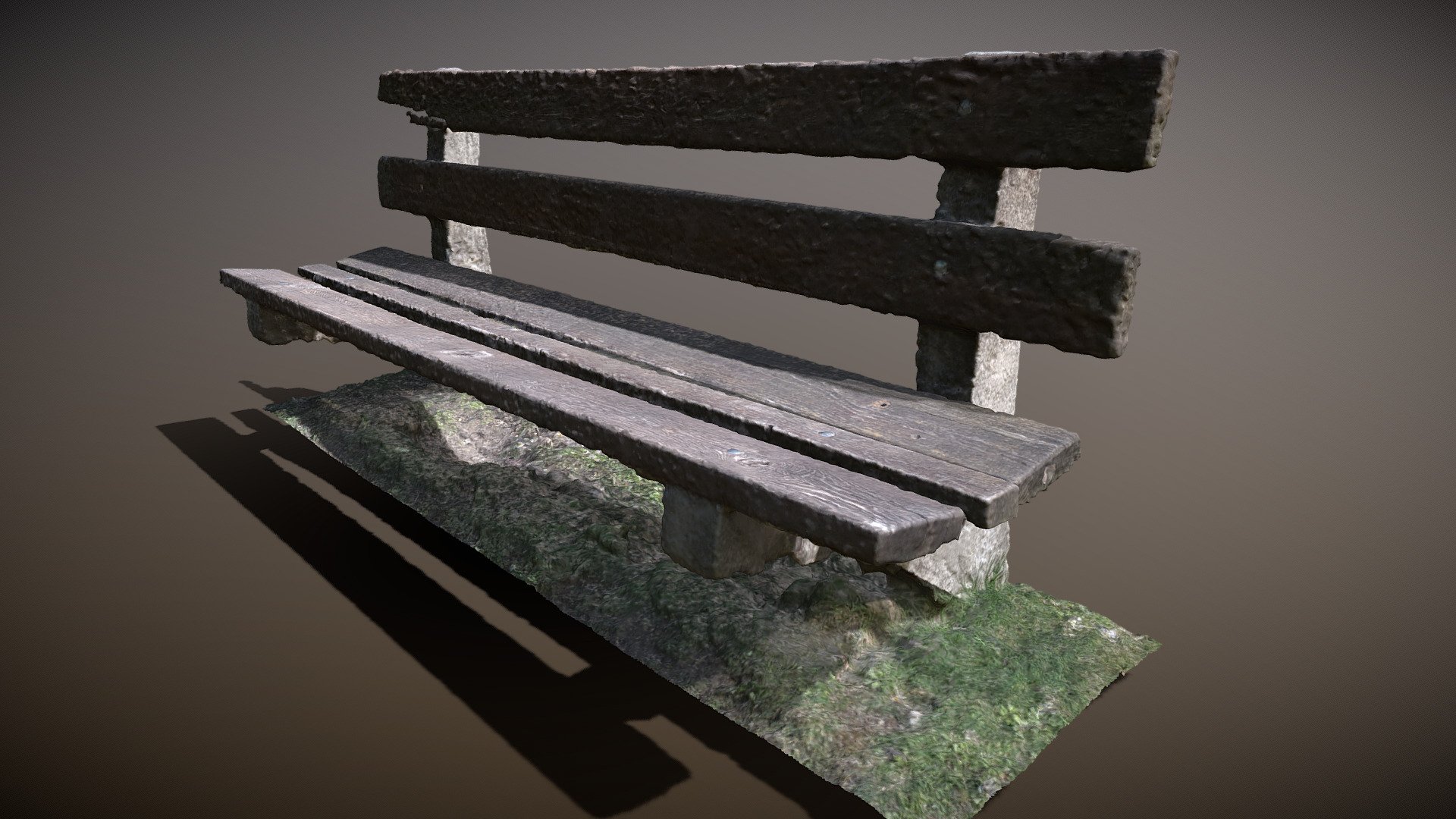 Garden Bench - 3D model by FilipeBrigido [3840465] - Sketchfab
