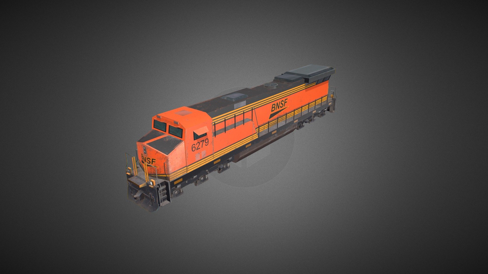 Locomotive ES44 - Buy Royalty Free 3D model by CG Duck (@cg_duck ...