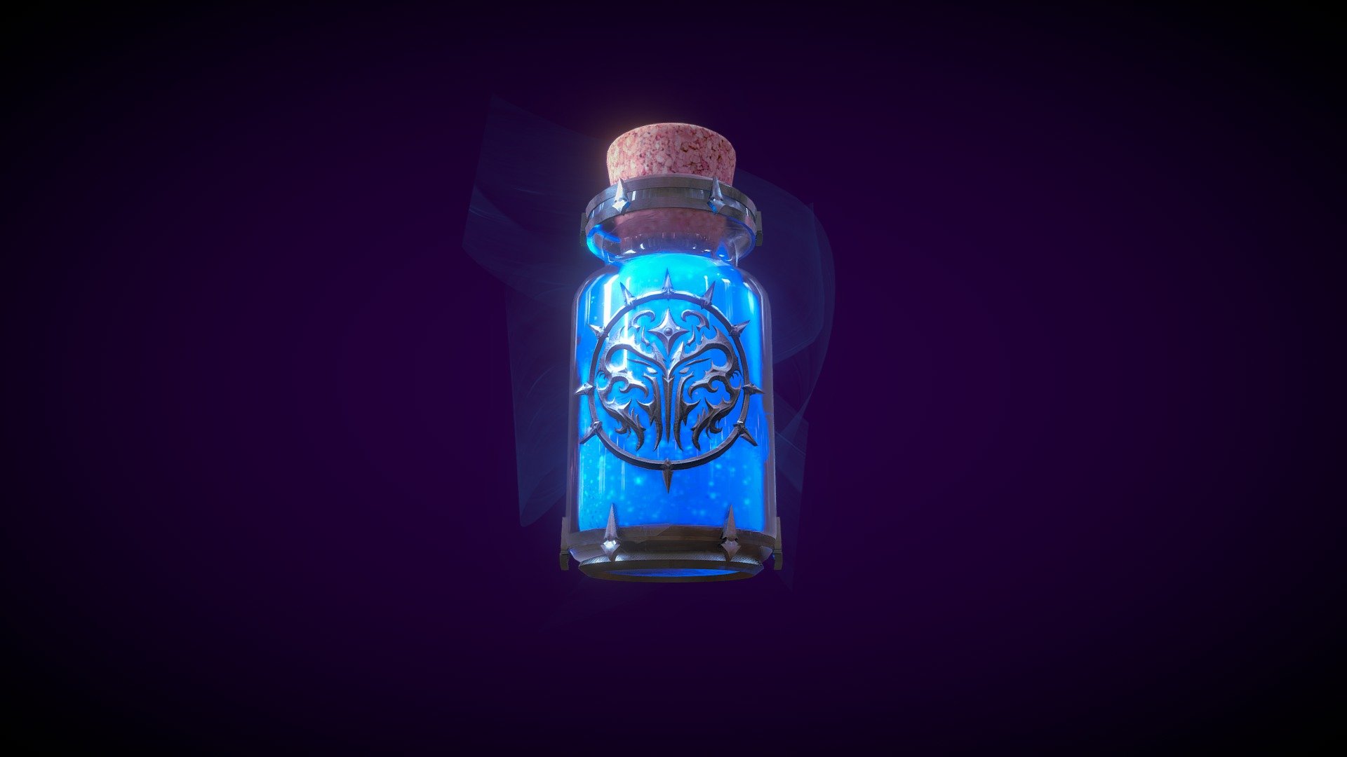 Blue Frost Potion - Download Free 3D model by R-LAB (@rakshaan ...