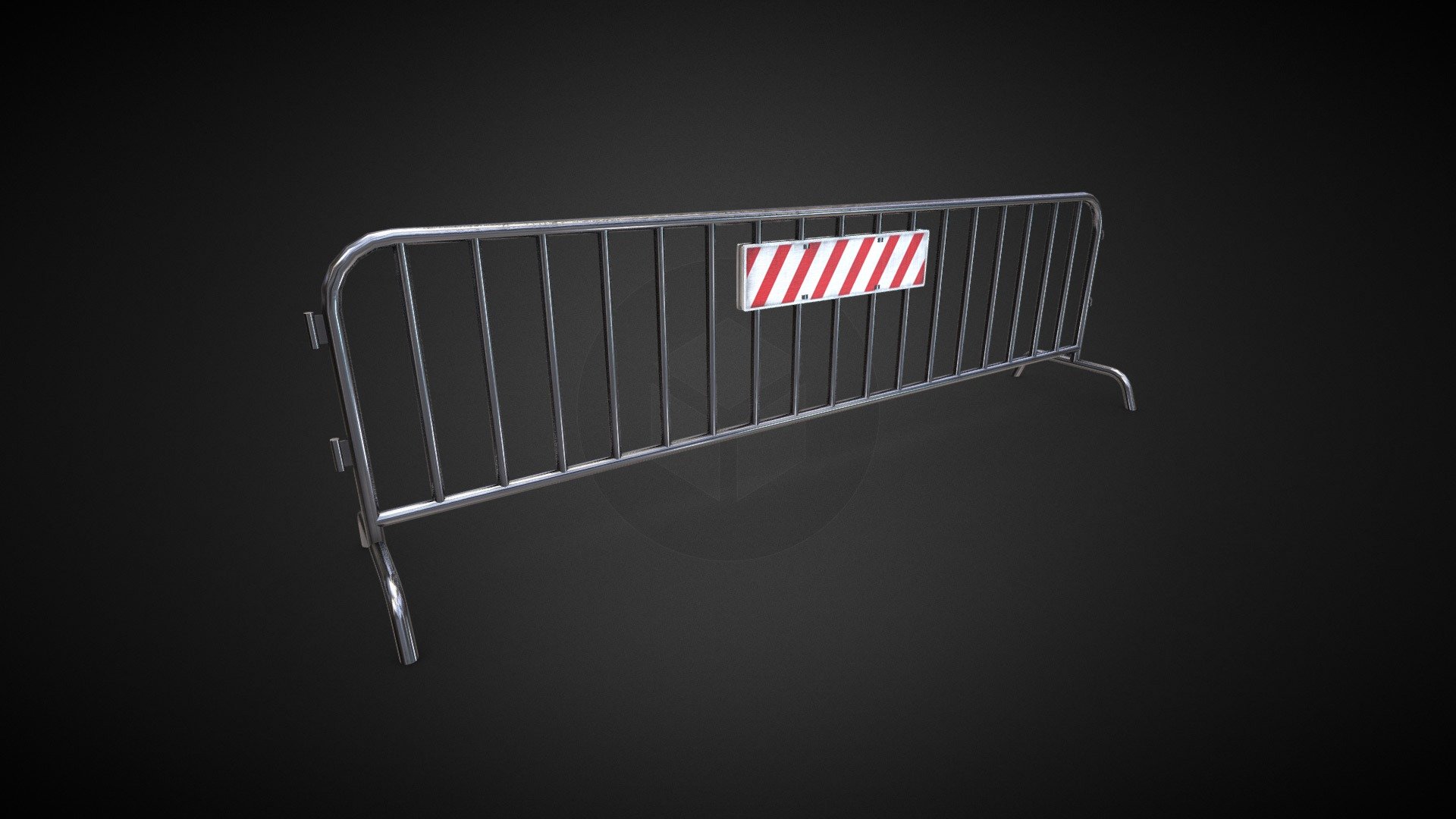 Metal Barrier | Game Ready | 4K - Download Free 3D model by bralunit ...