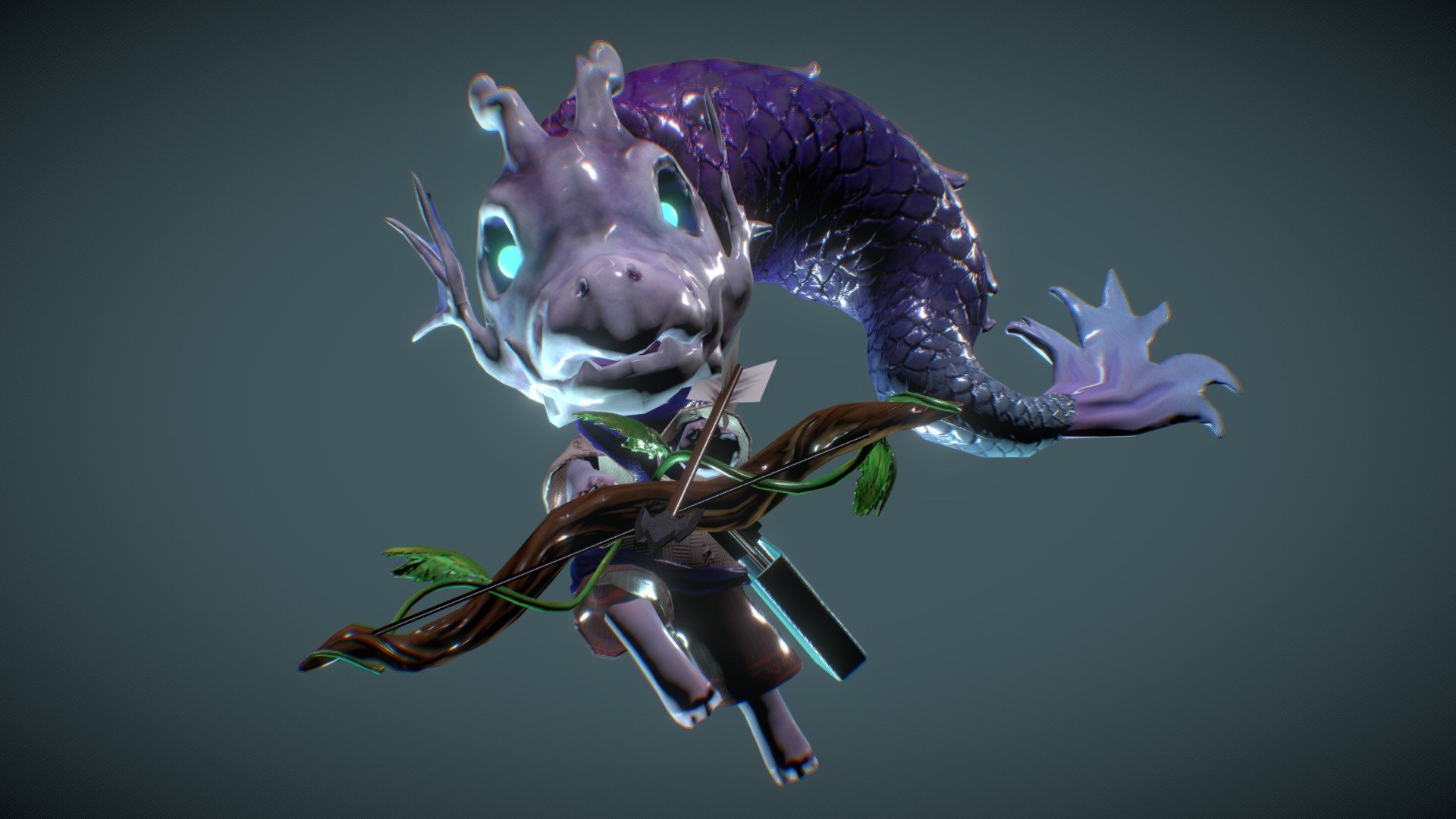 fish_dog_visual_4 - 3D model by syakekan [3844d08] - Sketchfab