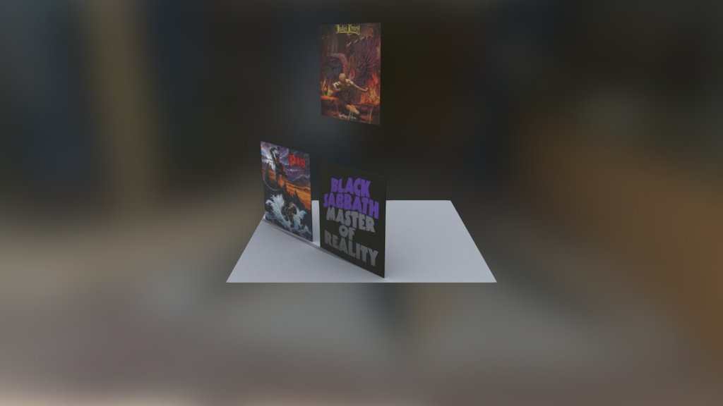 Low poly vinyl records - 3D model by olimaz [3845030] - Sketchfab