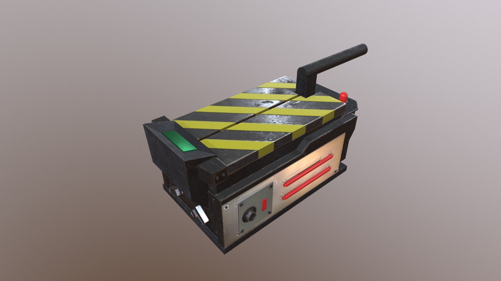 GhostBuster's Trap - 3D model by Declick [3845119] - Sketchfab