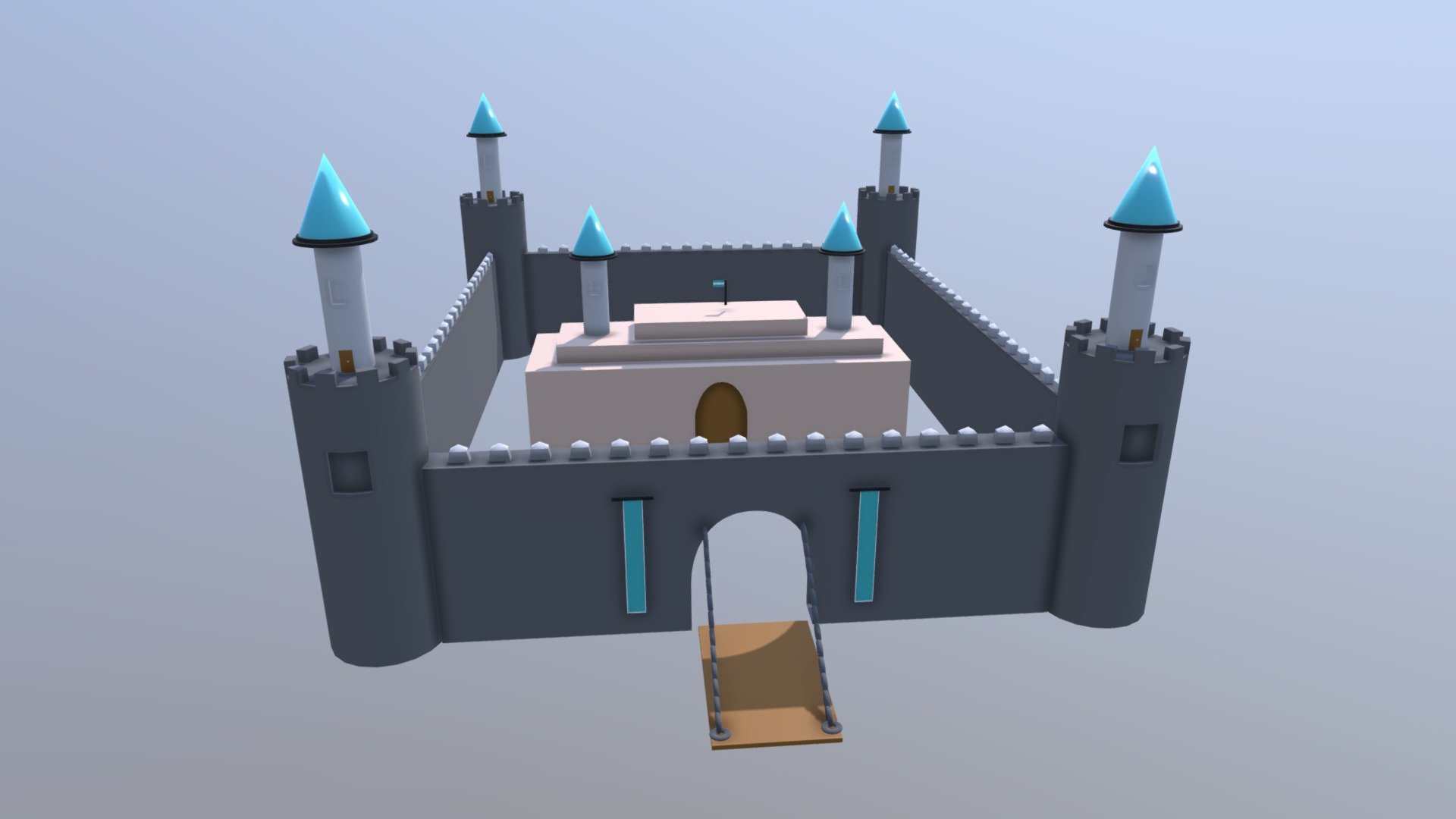 First Castle - Download Free 3D model by mart1638 [384752b] - Sketchfab