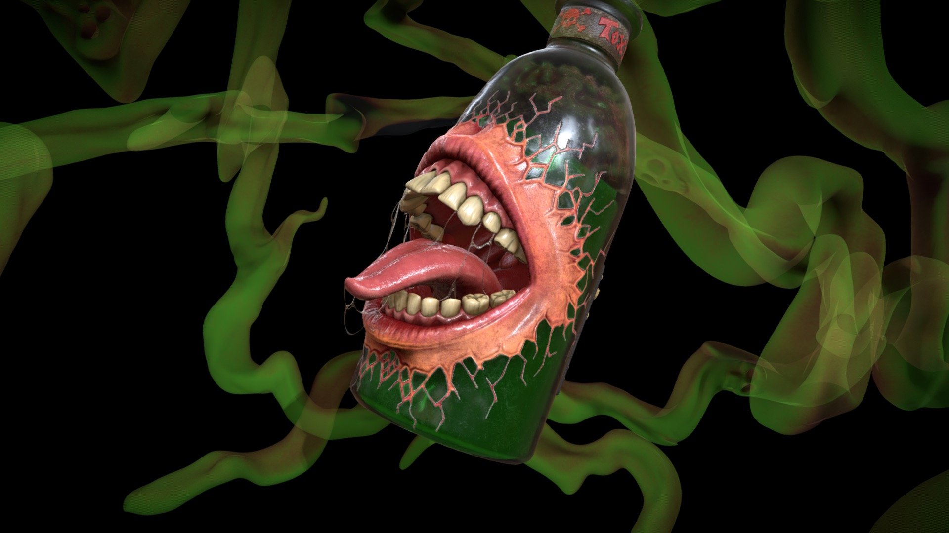 toxin bottle - 3D model by Bimo.999 (@gyamba169) [3849ccd] - Sketchfab