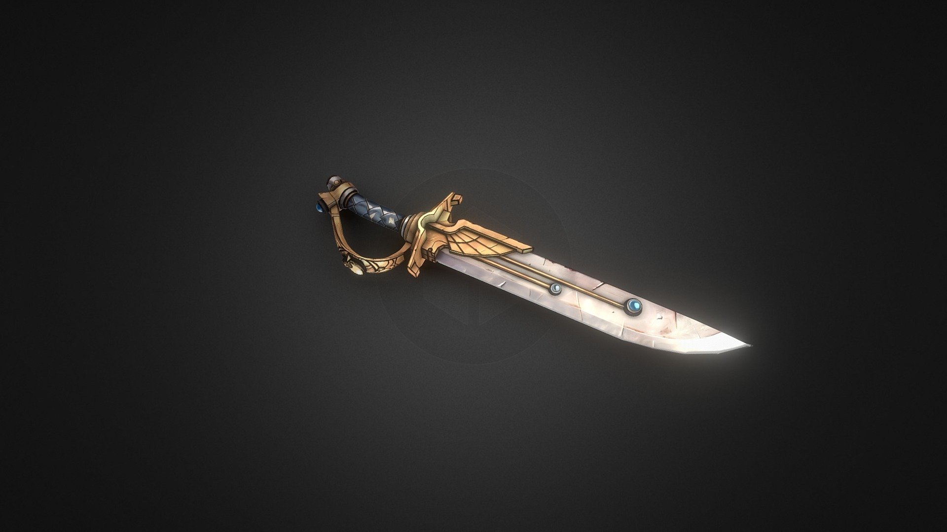Stylized Power Sword - 3D model by mRiot (@malgorzatariot) [384f4c4 ...