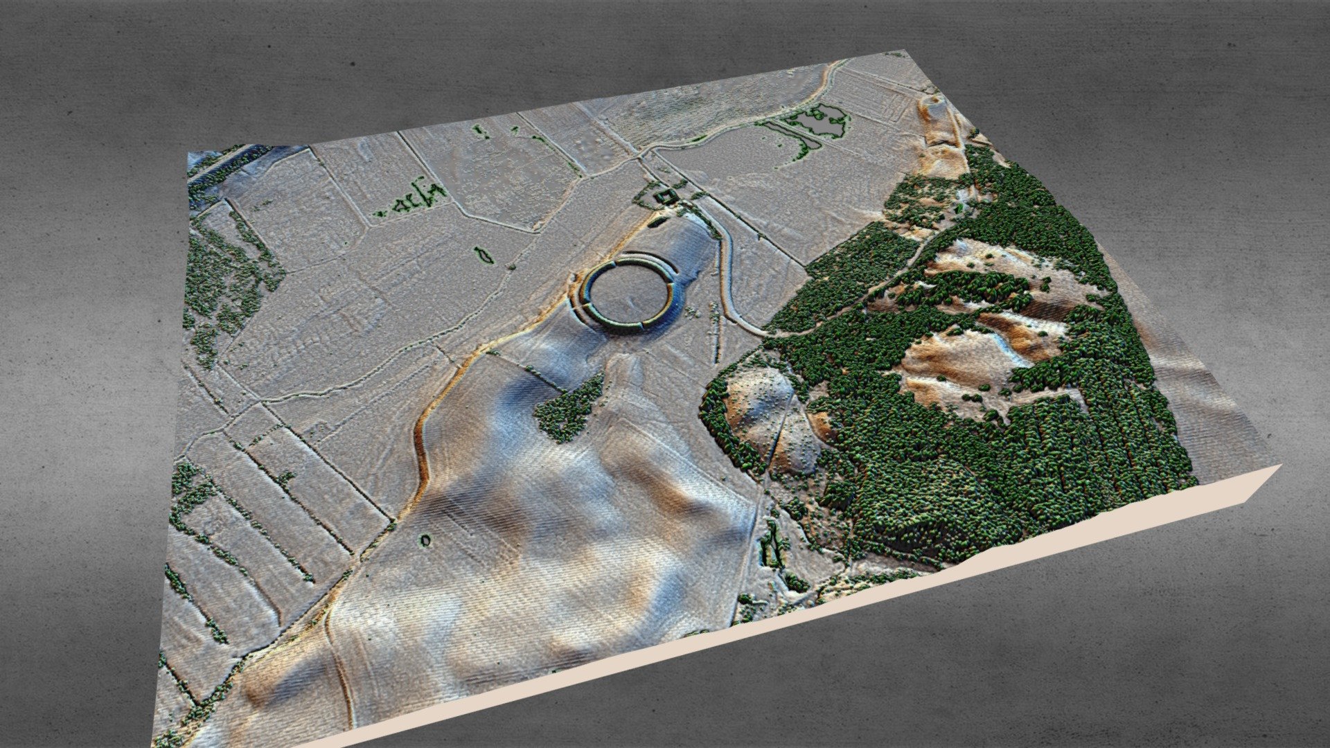 Fyrkat Viking ring fort - 3D model by drstevemalone [384f6fe] - Sketchfab