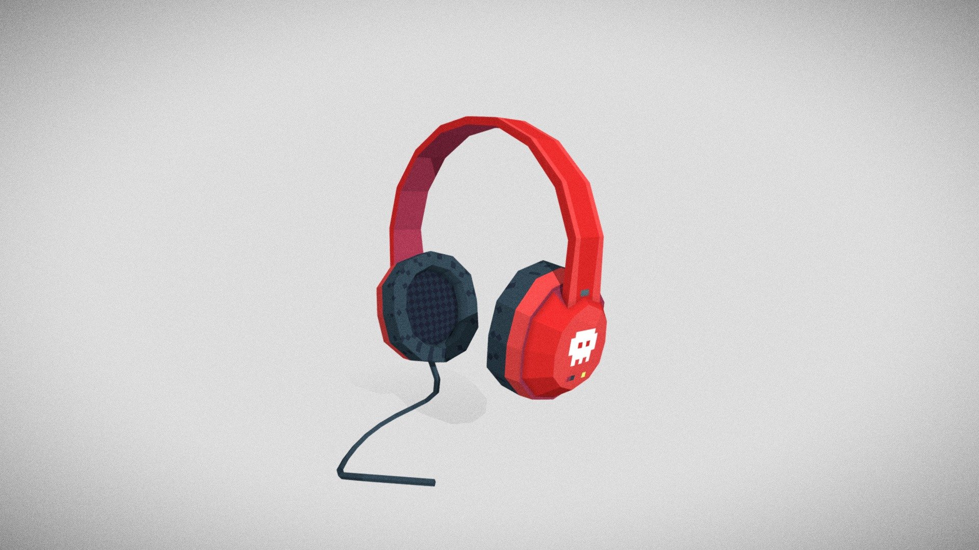 Headphones Low Poly Pixelart - Download Free 3D model by Cyberleaf ...