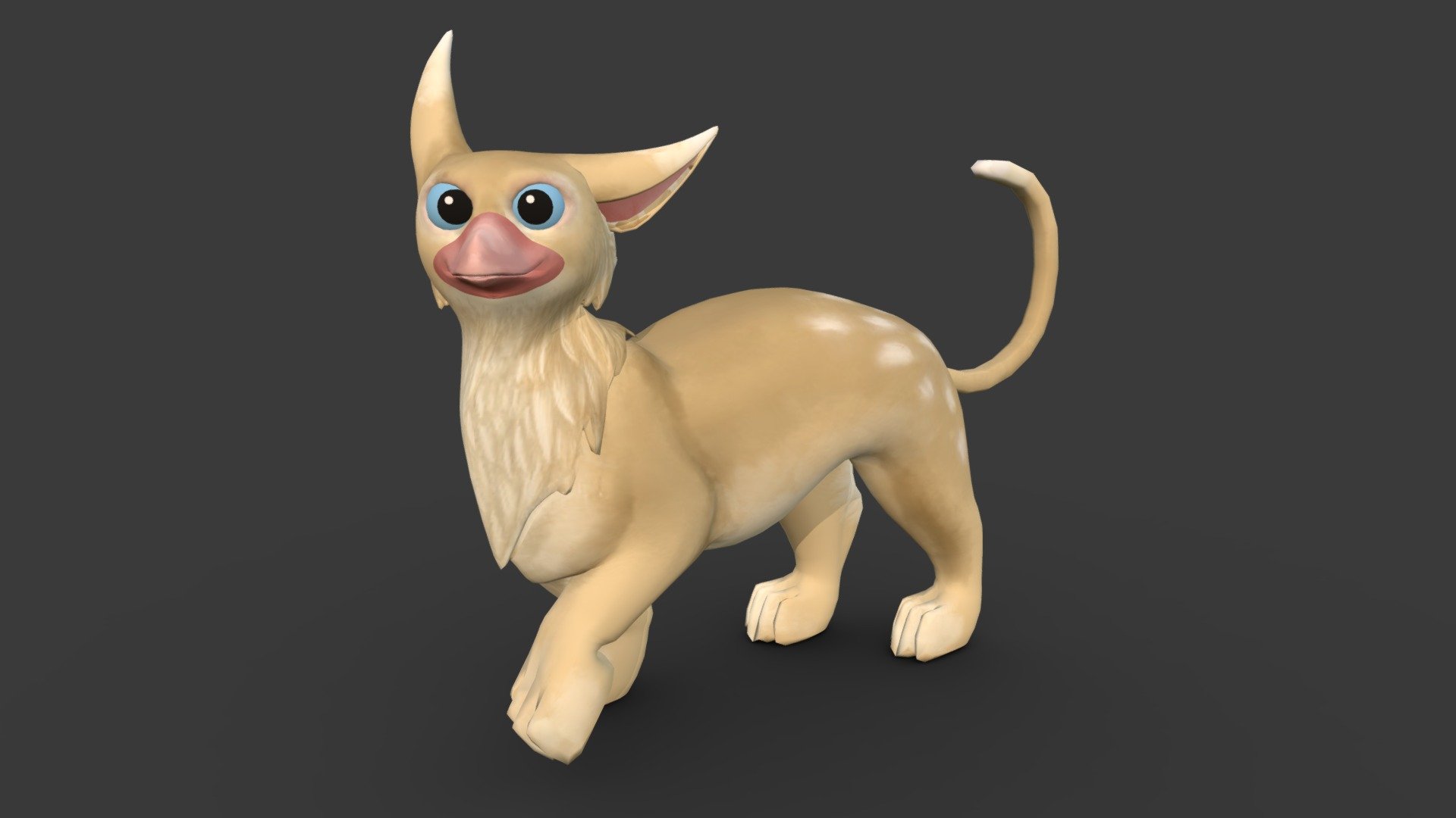 A Friendly Creature - 3D model by clairethomas711 [3851cb2] - Sketchfab