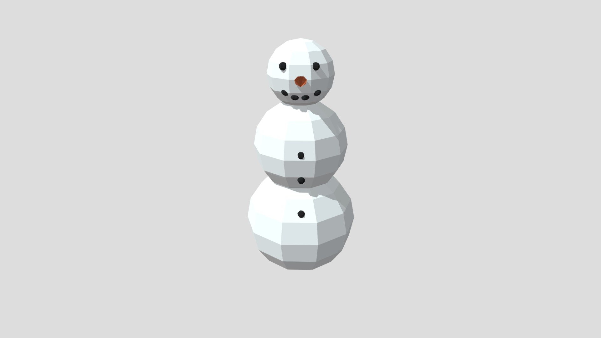 Simple Snowman - Download Free 3D model by KDS Development ...