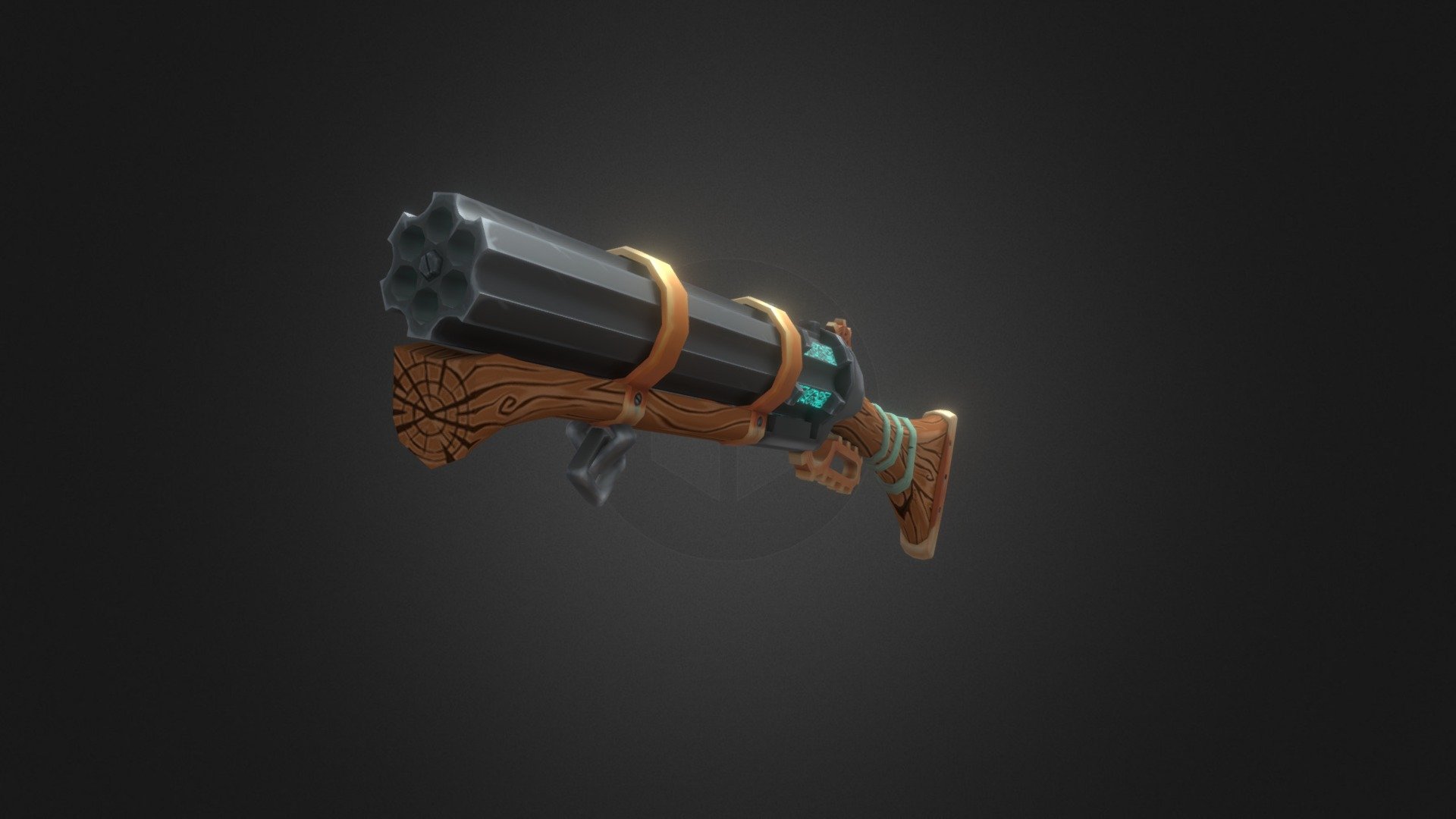 Game Art 1 - WeaponCraft - Clockwork Rifle - 3D model by Robin Rayée ...