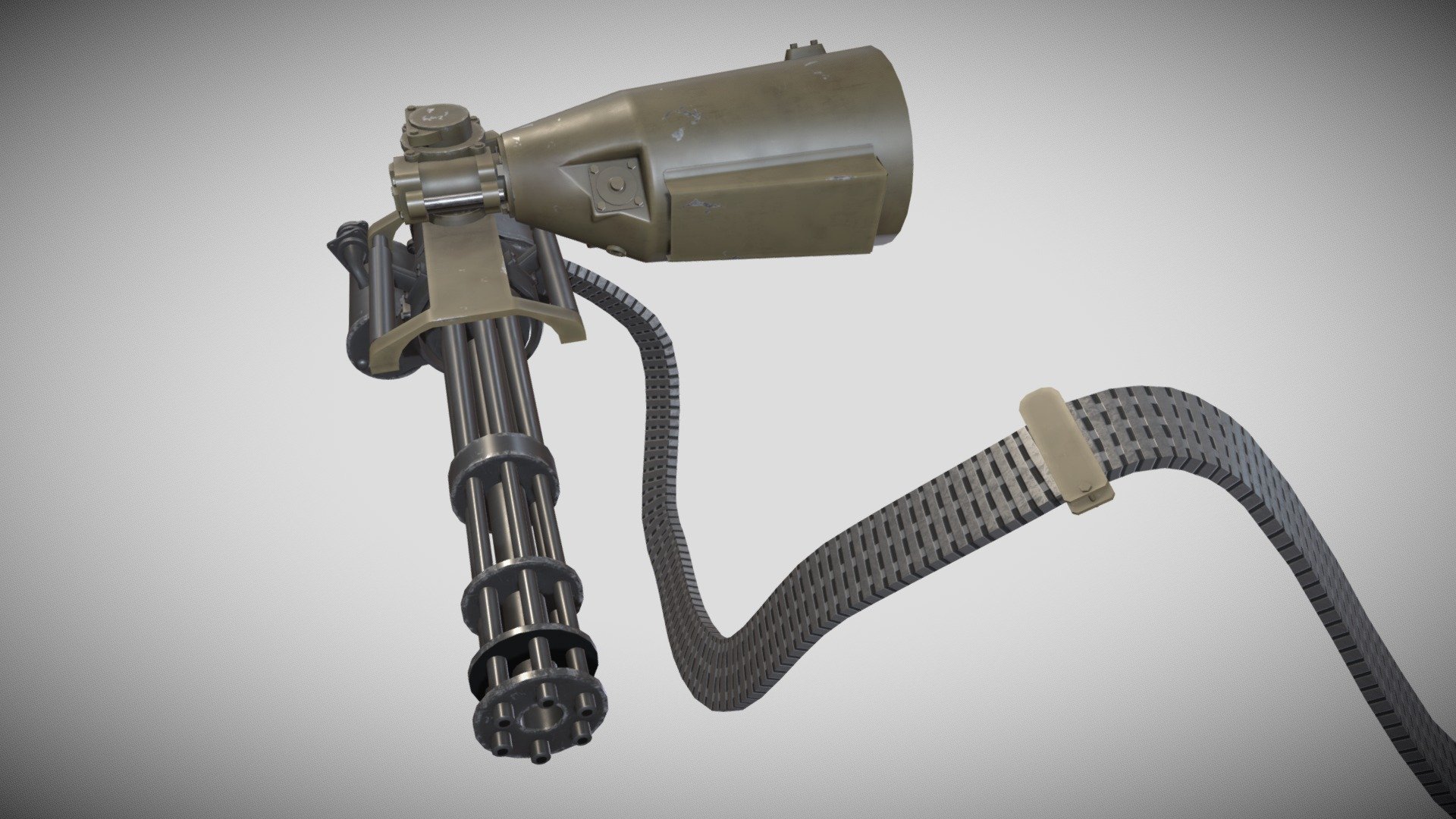 Machine Gun M134 Ver.2 - 3D model by pukamakara [3855016] - Sketchfab