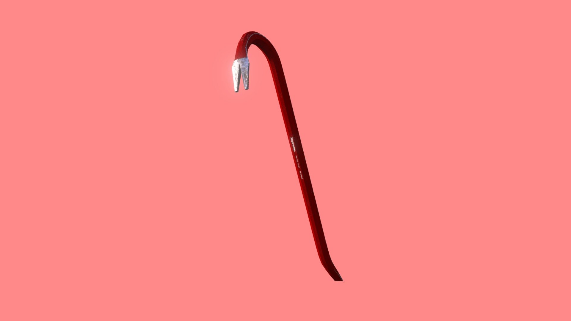 Supreme Crowbar - Download Free 3D model by Williem [3856790] - Sketchfab