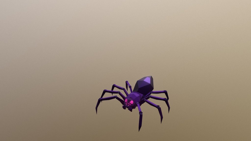 Spider Jump Attack - 3D model by Andrew Sundeen (@fractalcactus ...