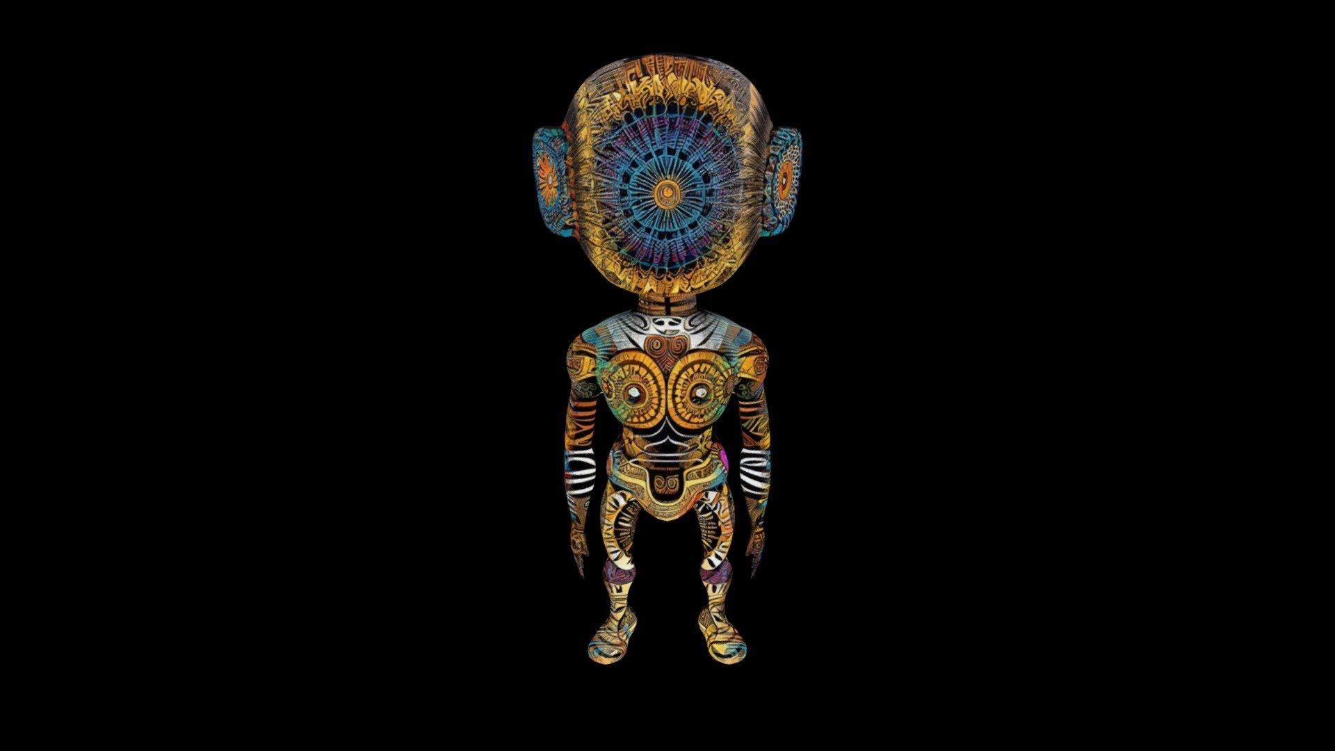 Meshy body painting Matthew Reed - Download Free 3D model by klrxyz ...