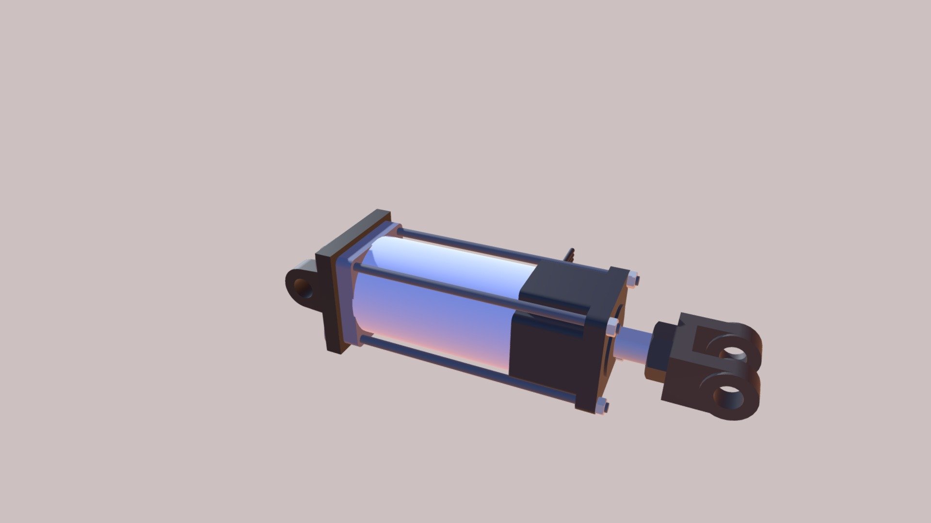 Hydraulic Cylinder Replacement - 3D model by Roll-2-Roll Technologies ...