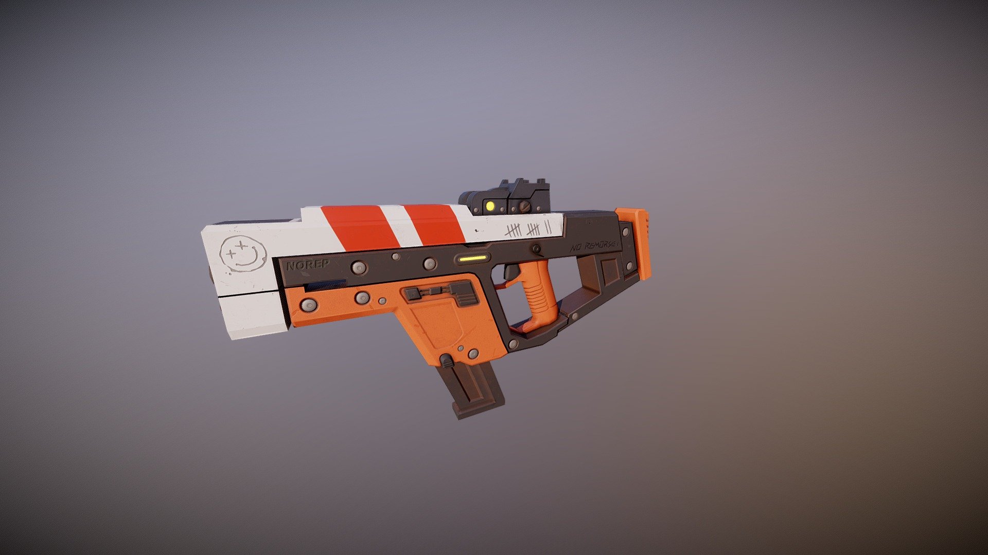 Futuristic SMG - 3D model by Entakto (@entokto) [385c6d5] - Sketchfab
