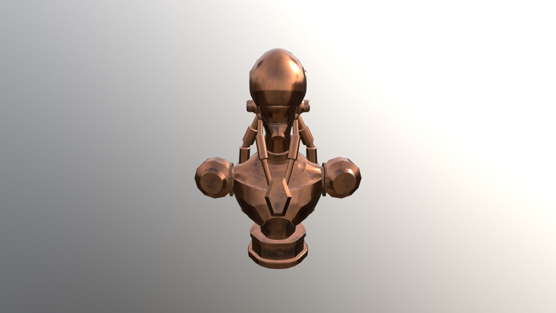 Omnic Bust - 3D model by JacobGD [385cc78] - Sketchfab