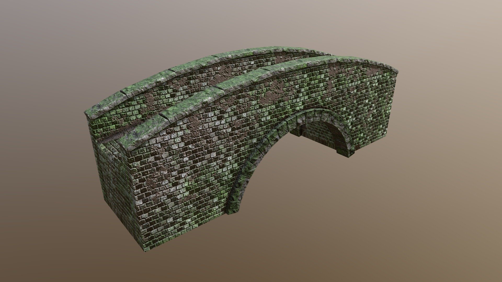 Small Hump bridge, Cobblestone mossy - 3D model by Michael Tunnicliffe ...