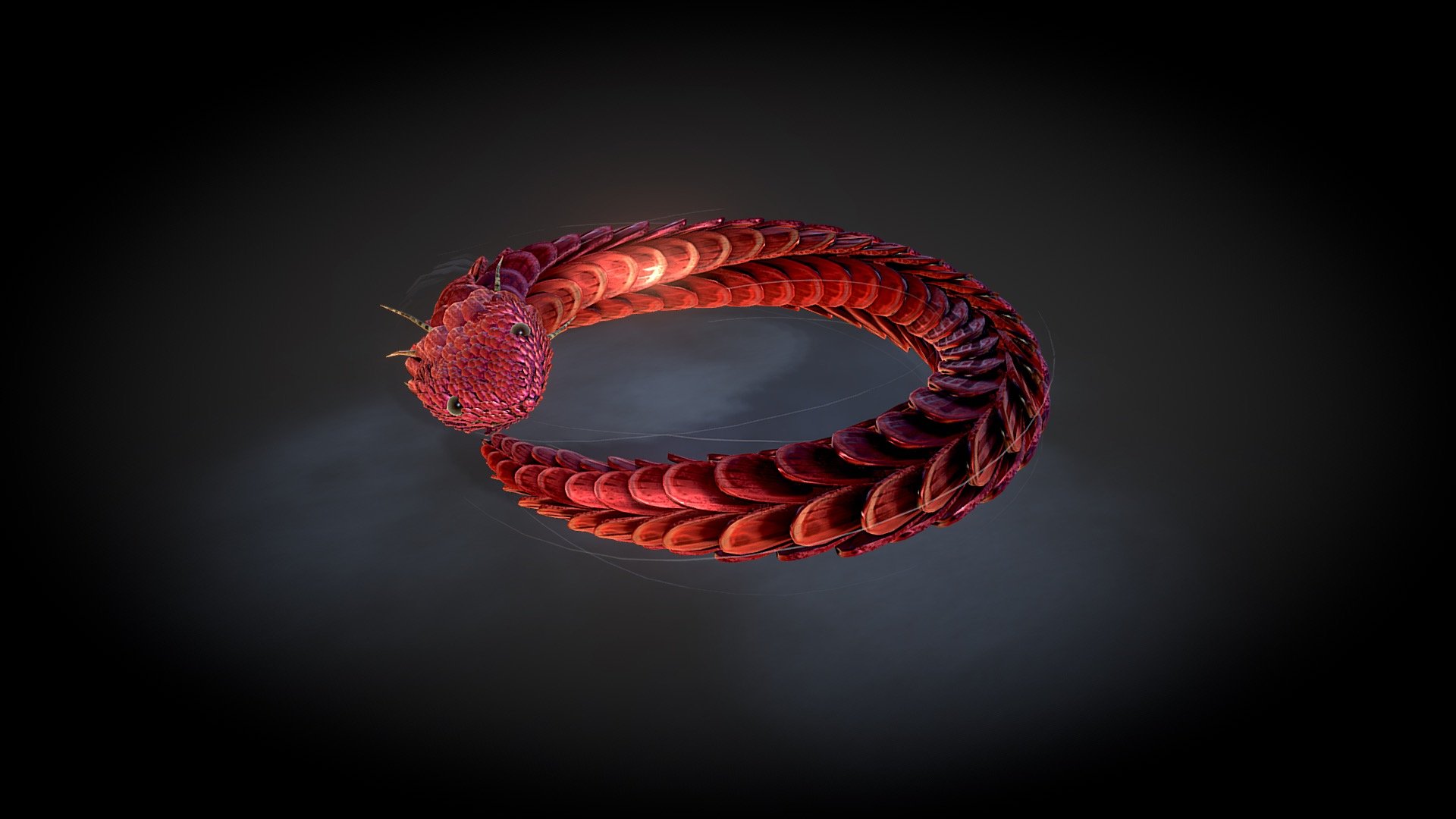 Ouroboros The Calm - Download Free 3D model by tamminen [385d5d2] - Sketchfab