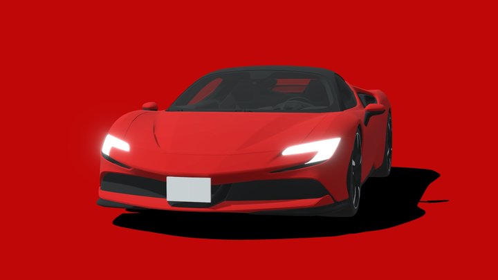 Sf90-stradale 3D models - Sketchfab