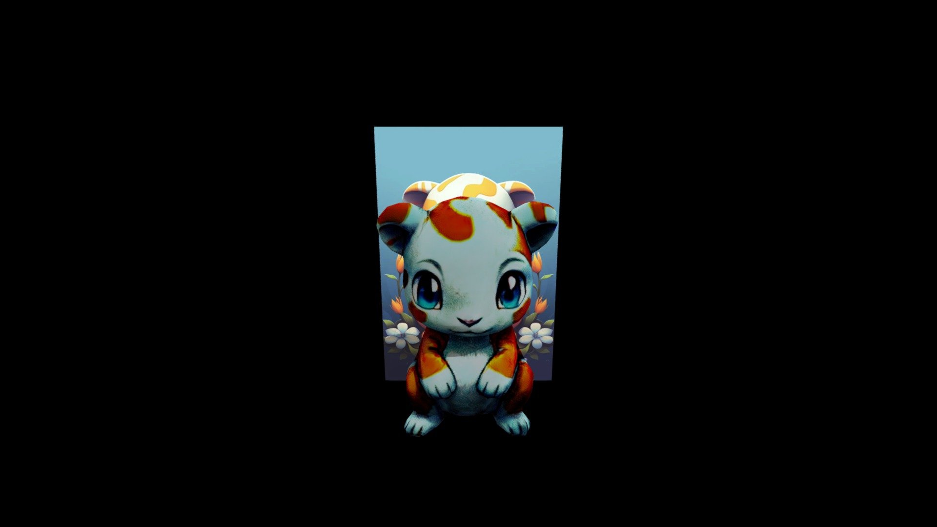 This is an icon representing a cartoon or anima - Download Free 3D ...