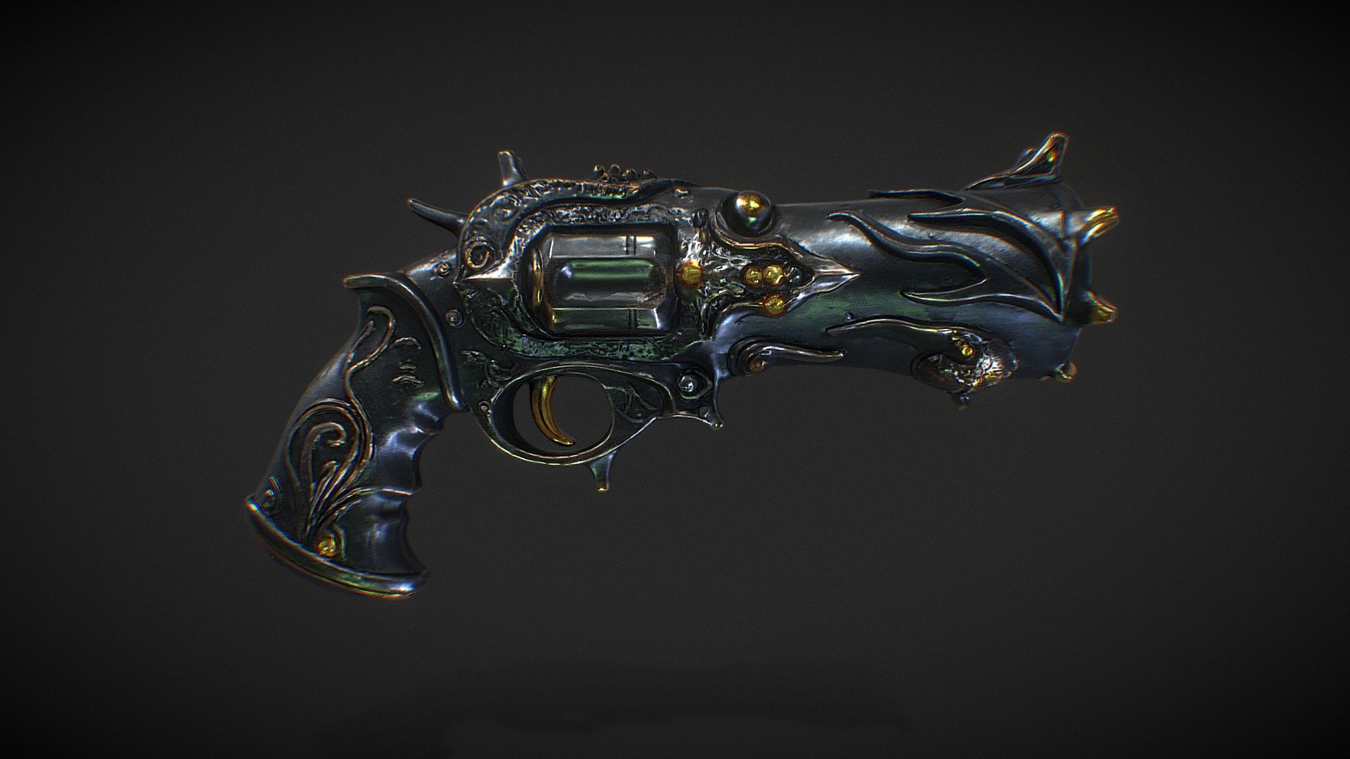 Antique Blaster - 3D model by mikelyden [385e6dd] - Sketchfab