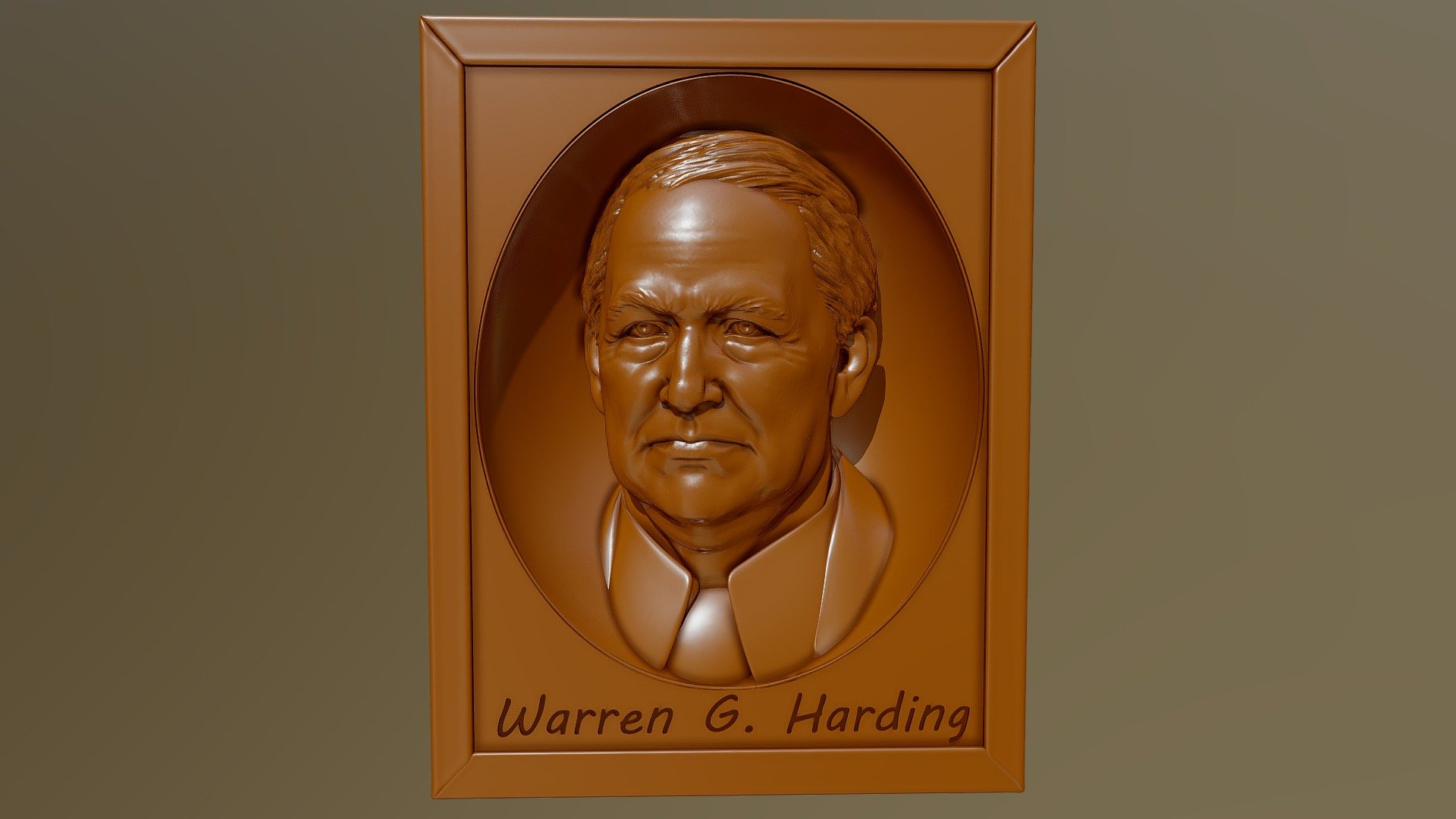 Warren Harding - 3D model by kostikim [385ee10] - Sketchfab