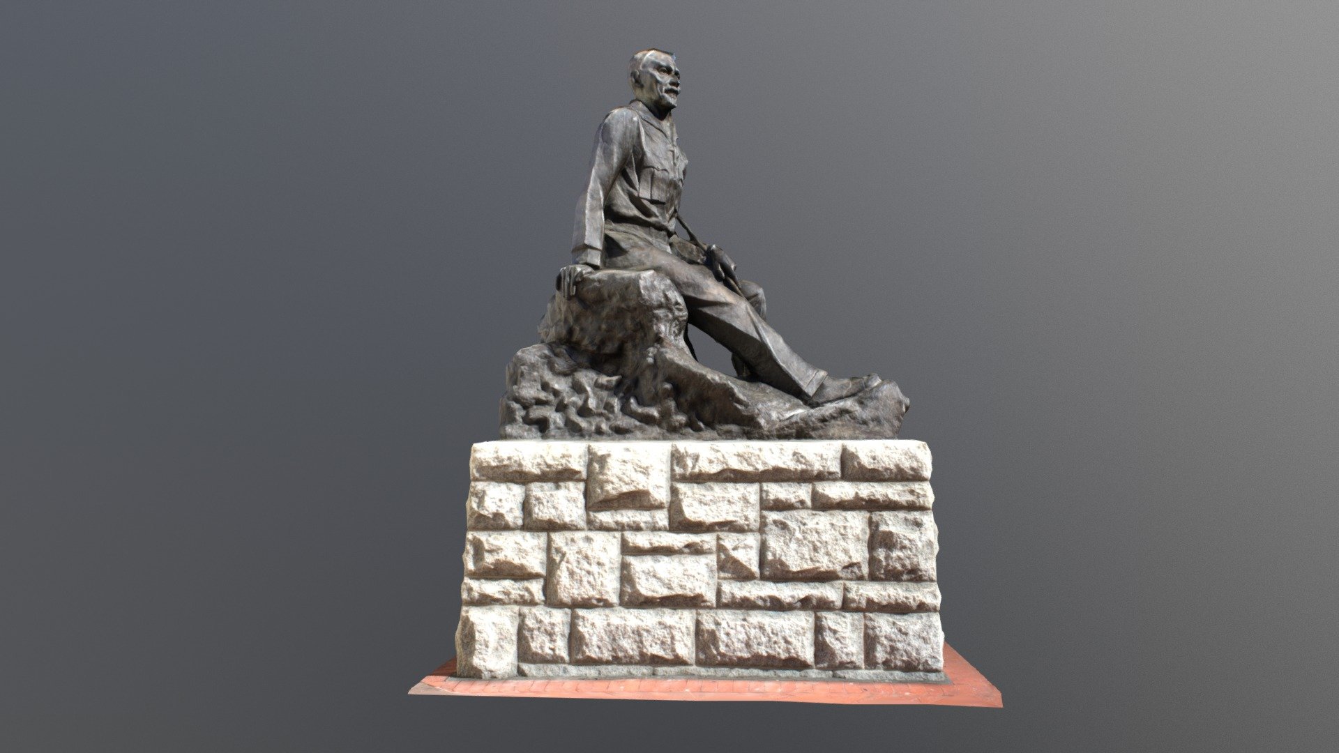 Jan Smuts statue outside slave museum - 3D model by MetaScale (@Jason_S ...