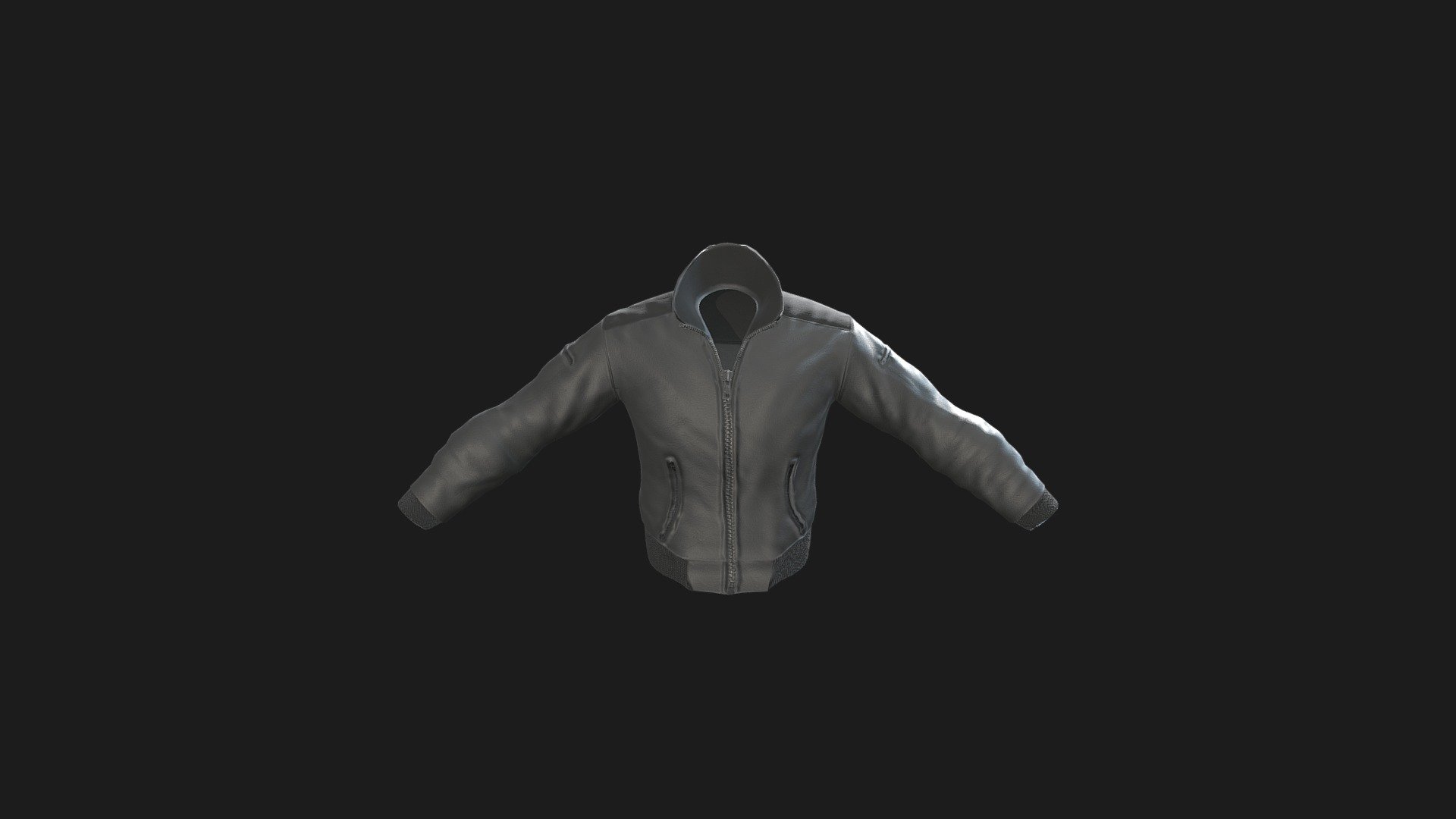 Bomber Jacket - 3D model by johnnywoodz [3861d3f] - Sketchfab