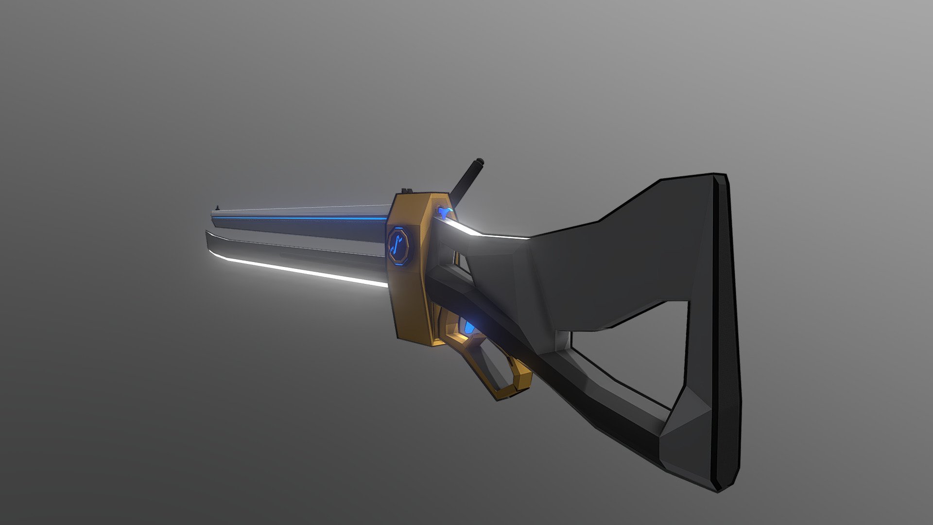 Blade Rifle - 3D model by Yogoe [38624c1] - Sketchfab