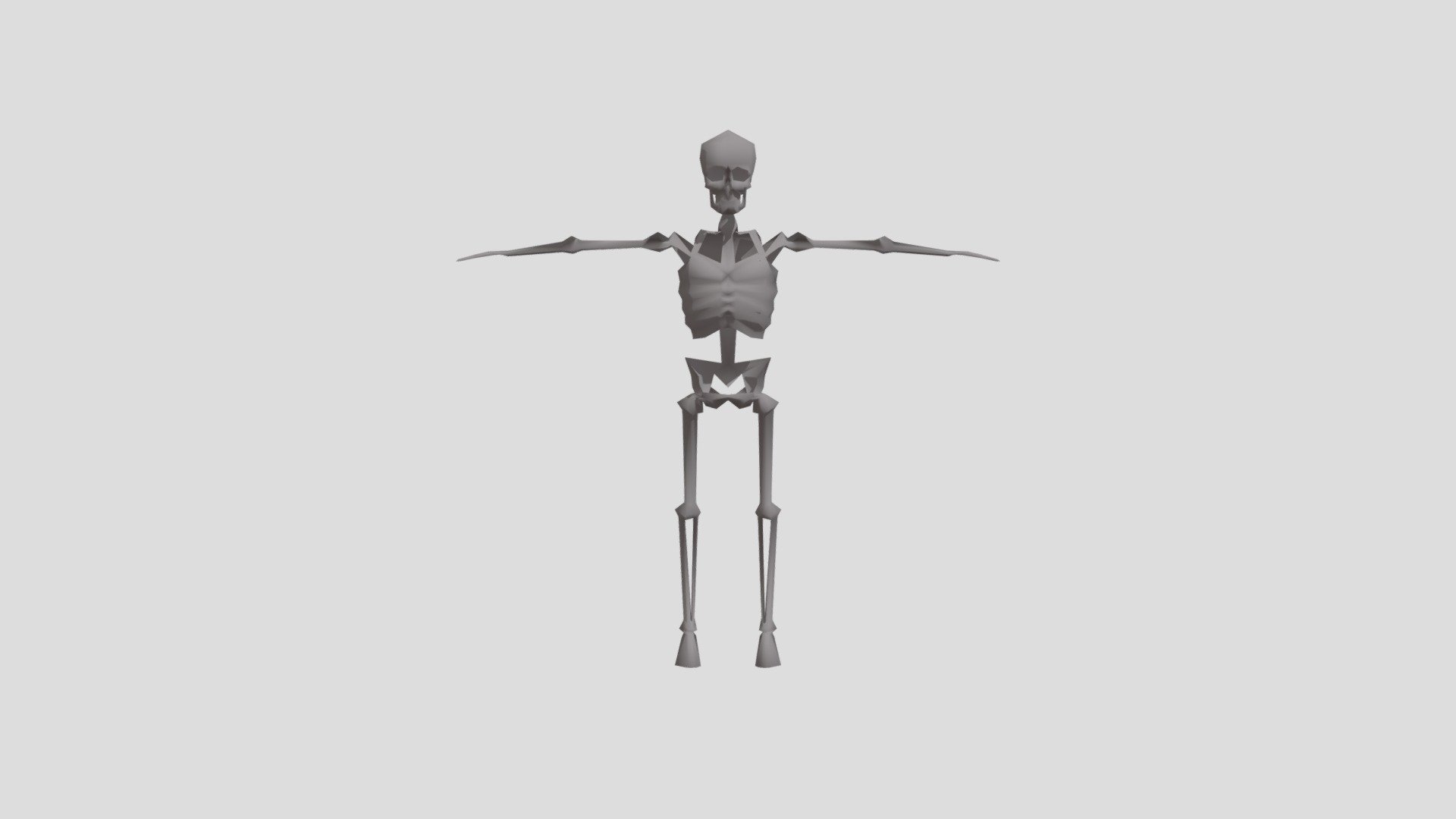 Lowpoly Skelton - 3D model by owowowsam [386312a] - Sketchfab