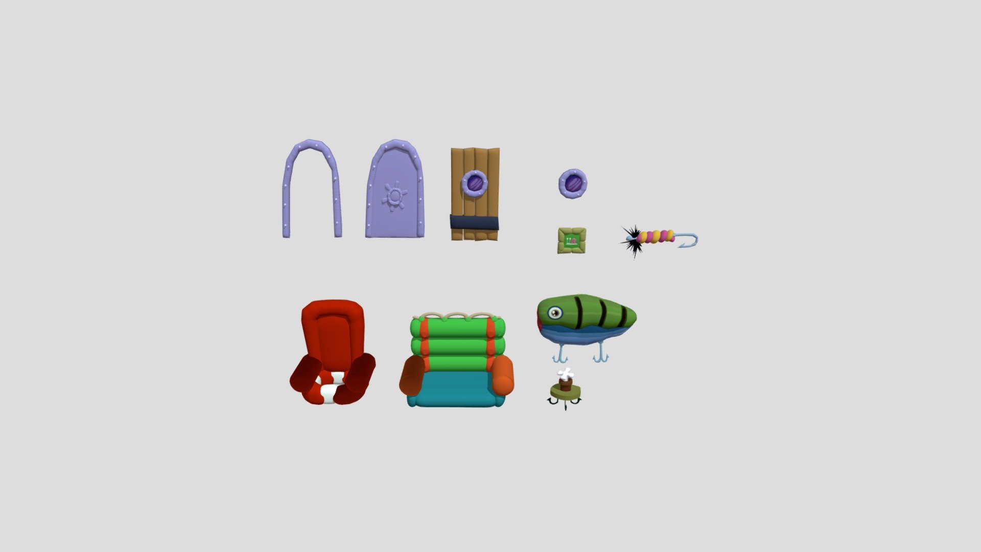 Spongebobs House Model 1999 - Download Free 3D model by Romyblox1234 ...