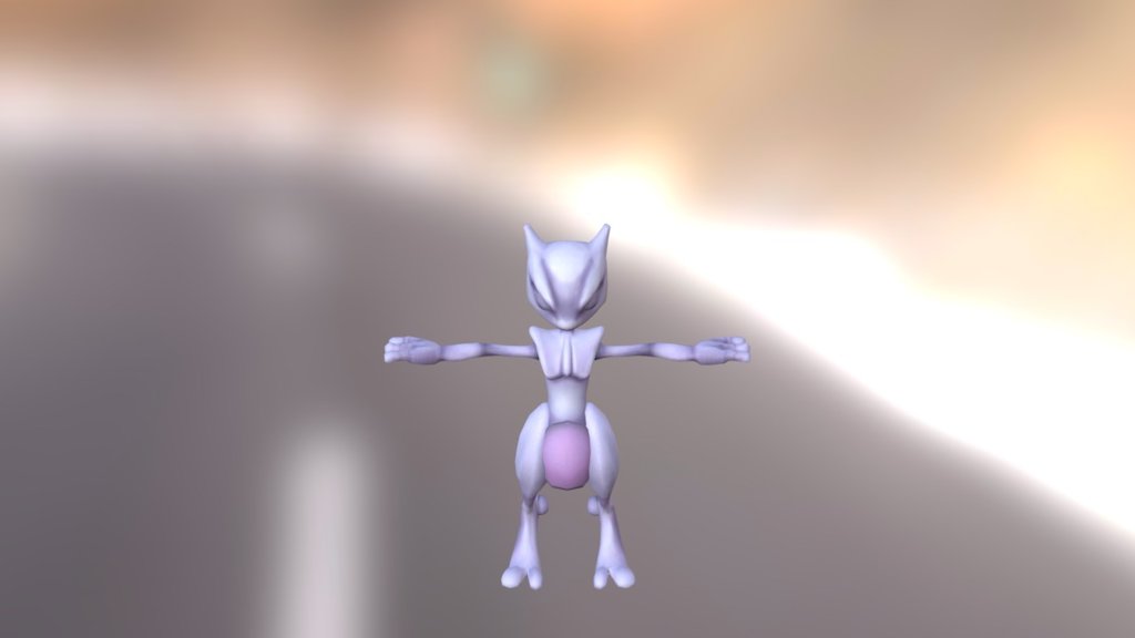 Mewtwo - Download Free 3D model by akennedy007 [3866e6d] - Sketchfab