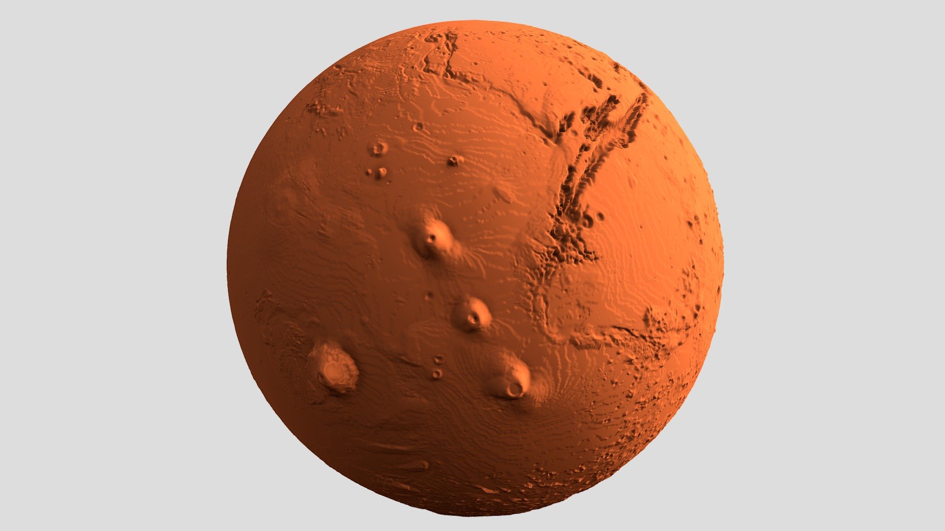 Mars - 3D model by clkling [38676bd] - Sketchfab