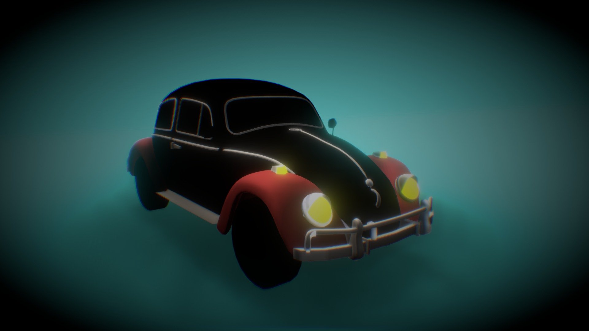 Cartoon Volkswagen Type 1 - Beetle - Download Free 3D model by ...