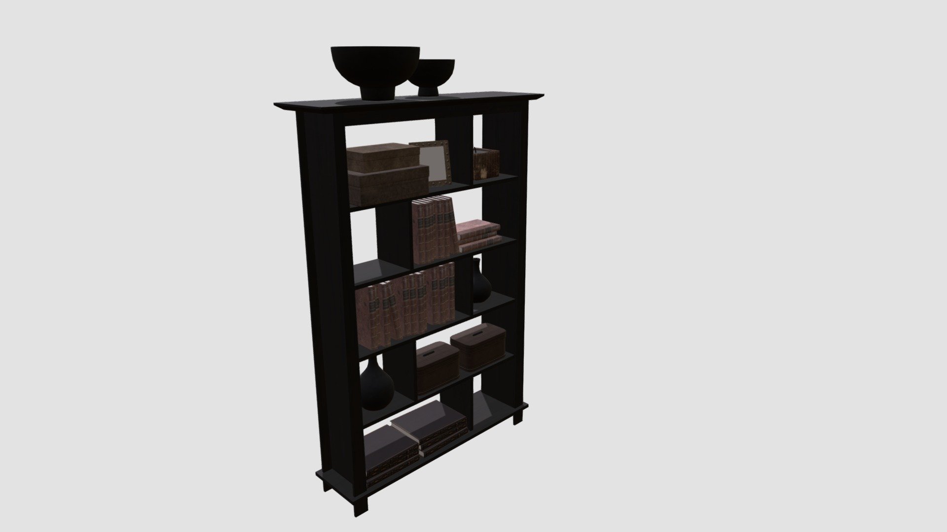 bookshelf - Buy Royalty Free 3D model by Evermotion [38688e4] - Sketchfab Store